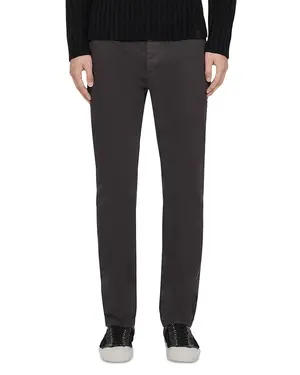 ALLSAINTS Tower Stretch Cotton Straight Leg Chinos - Anthracite