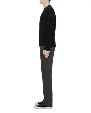 ALLSAINTS Tower Stretch Cotton Straight Leg Chinos - Anthracite