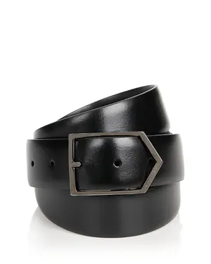 Canali Leather Belt - Black