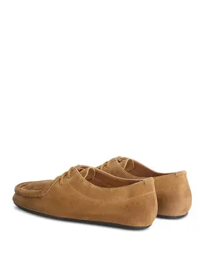 JIL SANDER Hood Lace Up Moc Toe Loafers