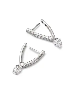 Bloomingdale'S Diamond Solitaire Drop Earrings In 14k Gold, 1.0 Tcw