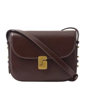 Soeur Brown Leather Mini Bellissima Crossbody Bag