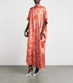 ROKSANDA Silk Floral Oshone Midi Dress