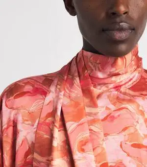ROKSANDA Silk Floral Oshone Midi Dress