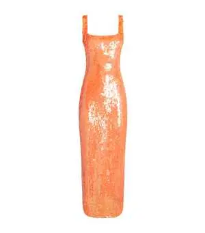 Rachel Gilbert Sequin Kayla Column Gown