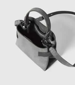 Brunello Cucinelli Small Suede Essence Top-handle Bag