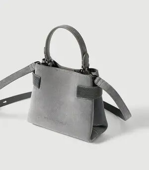 Brunello Cucinelli Small Suede Essence Top-handle Bag