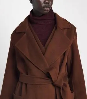 WOLK MORAIS Cashmere Hooded Paletot Jacket And Coat Set