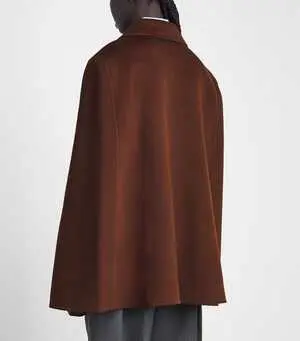 WOLK MORAIS Cashmere Tie-waist Cape