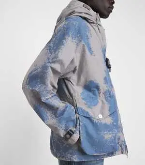 Stone Island Short Hand-painted Parka Jacket
