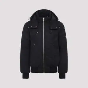 Moose Knuckles Ballistic Bomber Down Jacket For - Black