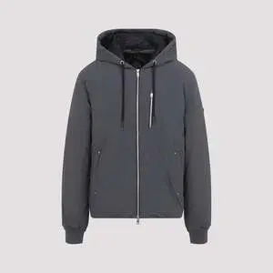 Moose Knuckles Down-fill Zip-up Nylon Jacket - Grey