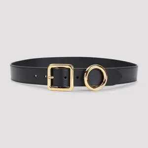 Jacquemus Regalo Leather Belt - Black