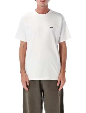 Obey Cotton Graphic T-shirt - Bianco