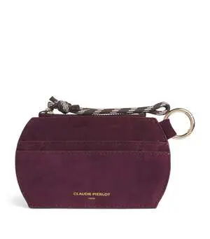 Claudie Pierlot Suede Card Holder