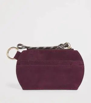 Claudie Pierlot Suede Card Holder
