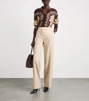 Zimmermann Wool Valiant Straight Trousers