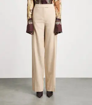 Zimmermann Wool Valiant Straight Trousers