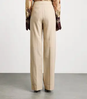 Zimmermann Wool Valiant Straight Trousers
