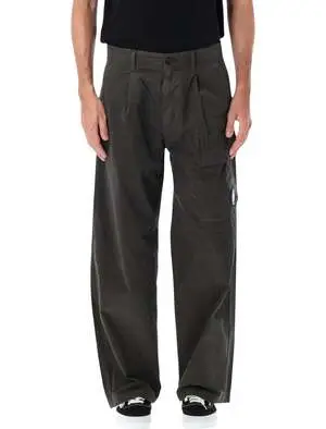 C.P. COMPANY C. P. Company Wide-leg Cargo Trousers - Raven