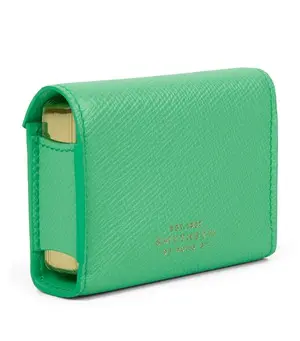 Smythson Leather Panama Playing Card Case