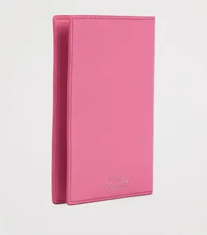 Smythson Leather Panama Passport Cover