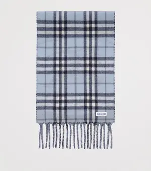 Burberry Cashmere Reversible Check Ekd Scarf