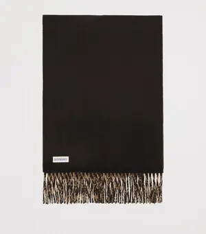 Burberry Cashmere Reversible Scarf