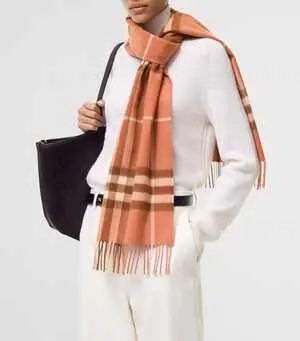 Burberry Cashmere Check Scarf