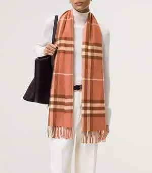 Burberry Cashmere Check Scarf