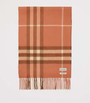 Burberry Cashmere Check Scarf
