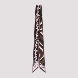 Emilio Pucci Printed Silk Twilly Scarf - Multicolour