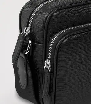 Smythson Leather Panama Cross-body Bag