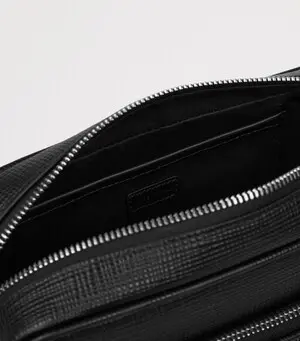 Smythson Leather Panama Cross-body Bag