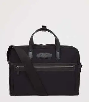 Smythson Slim Canvas Norton Briefcase