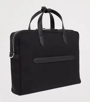Smythson Slim Canvas Norton Briefcase