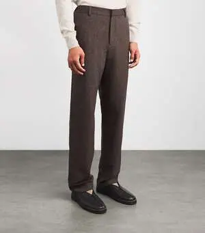Sunspel Donegal Tweed Trousers