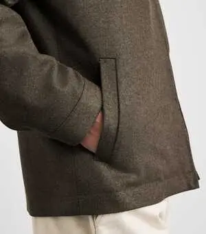 Sunspel Boiled Wool Jacket