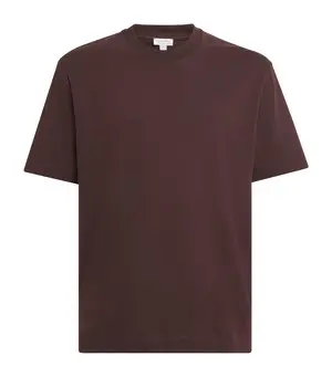 Sunspel Supima Cotton Classic T-shirt - Brown