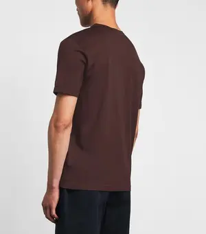 Sunspel Supima Cotton Classic T-shirt - Brown
