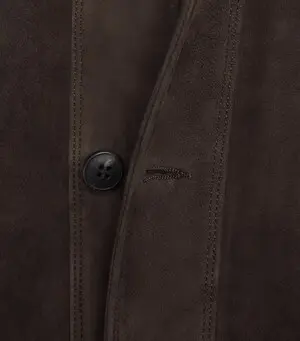 Sunspel Suede Overshirt