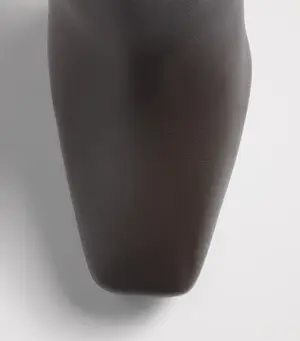Max Mara Smooth Leather Knee-high Boots