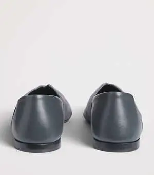 Max Mara Suede Leather-trim Ballet Flats