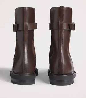 Max Mara Leather Chelsea Boots