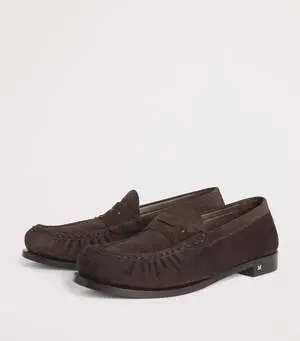 Max Mara Suede Loafers