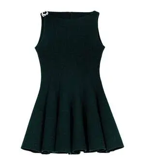 Maje Tweed Sleeveless Mini Dress