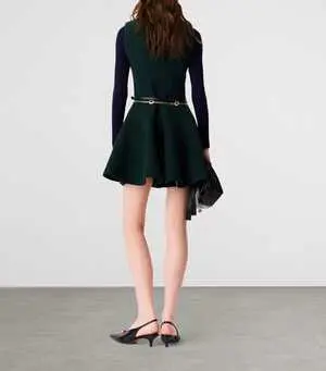 Maje Tweed Sleeveless Mini Dress