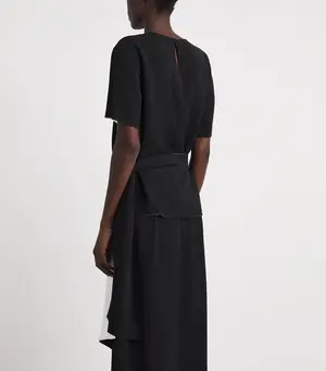Lafayette 148 New York Reversible Side-tie Blouse