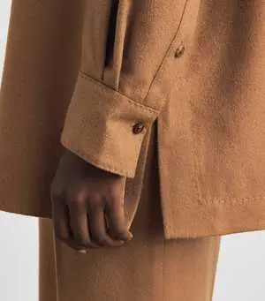 Lafayette 148 New York Camel Hair Pullover Blouse
