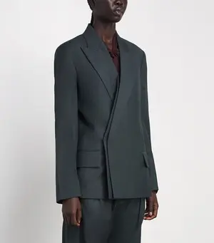 Victoria Beckham Wool Layered Blazer
